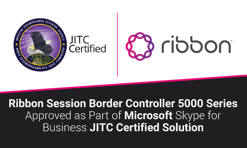 Ribbon Session Border Controller 5000 Series Approved as Part of Microsoft Skype for Business ...