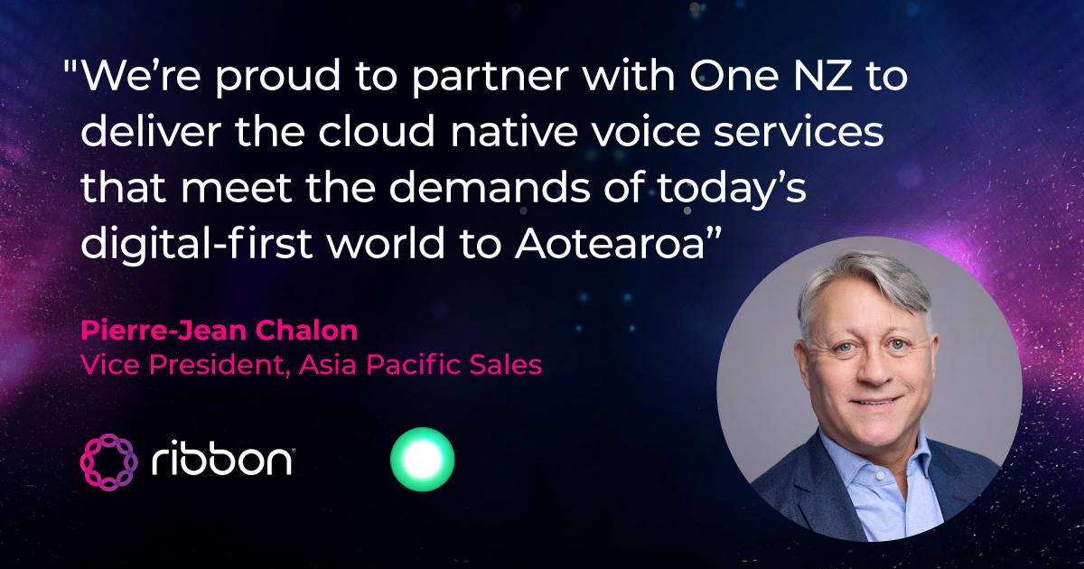 One NZ and Ribbon Partner to Deliver Cloud Native Voice Network | Ribbon Communications